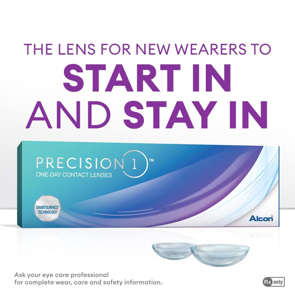 Contact Lens New Product: Precision 1 Day - Mata Clinic & Optometrist Blog